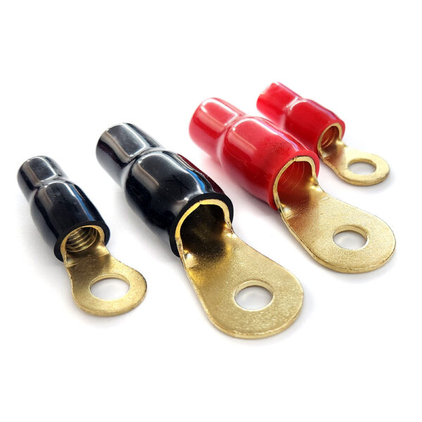 Gold Plated Crimp Ring Terminals
