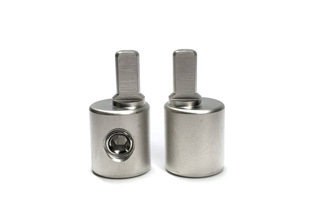 Offset Set Screw Gauge Reducer 0 to 4 Gauge - Pair