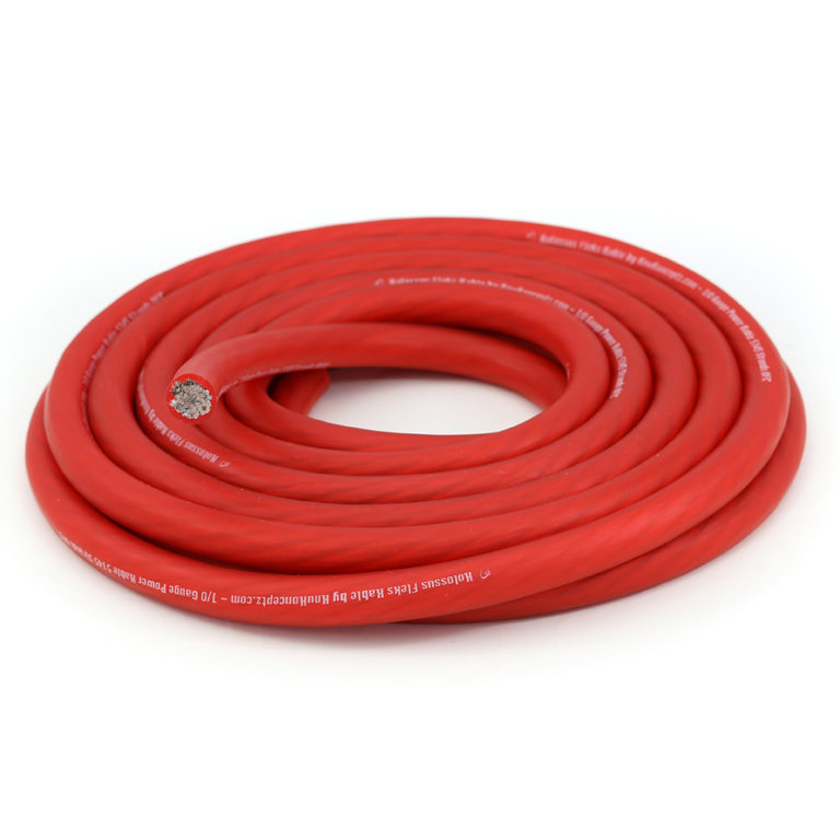 Tinned Copper Battery Cable and Ground Wire 1/0 4 8 Gauge AWG