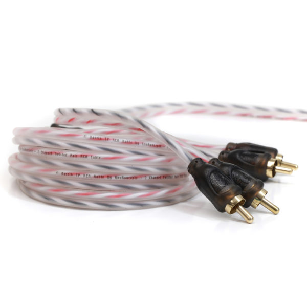 Twisted Pair Stereo 2 Channel RCA Audio Cable