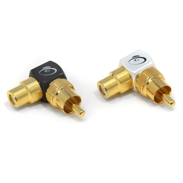 Krux Right Angle RCA Adapter Pair - Short